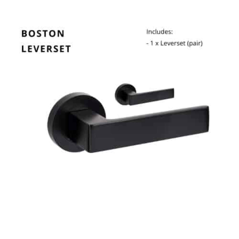 Boston Round Rose Door Lever Set – Condon Hardware